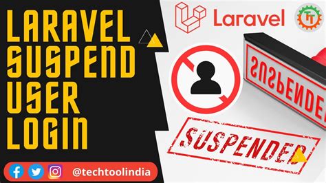 Laravel Suspend User Ban User In Laravel Disable Use In Laravel