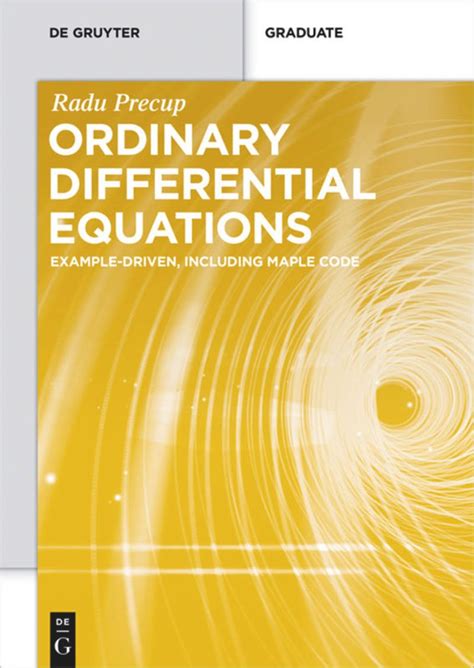 ordinary differential equations
