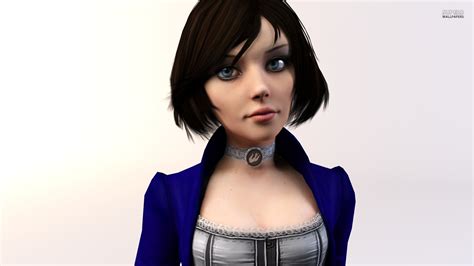 Wallpaper Video Games Model Long Hair Anime Blue Eyes 3d Brunette Singer Black Hair