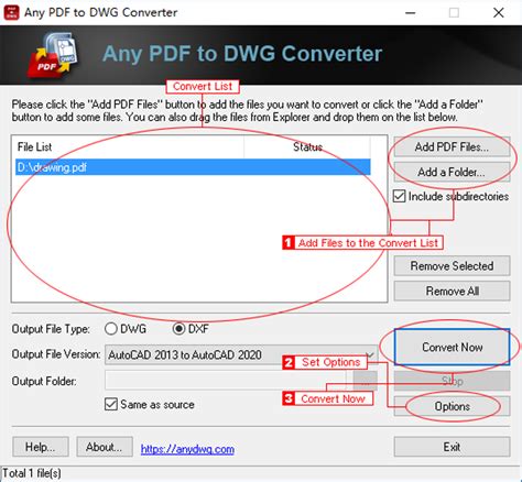 Any PDF to DWG Converter İndir