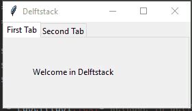 Tkinter Tabs Delft Stack