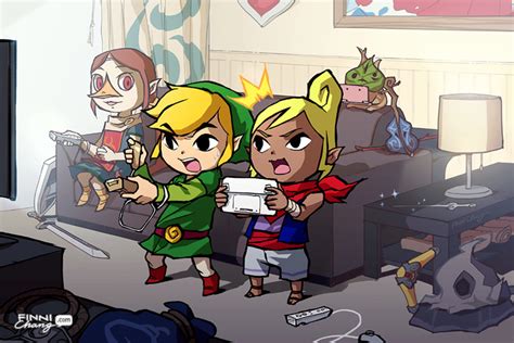Link Toon Link Korok Tetra Medli And 1 More The Legend Of Zelda