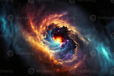 Galaxy And Nebula Abstract Space Background Endless Universe With