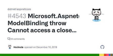 Microsoft Aspnetcore ModelBinding Throw Cannot Access A Closed Stream