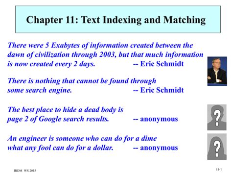 chapter 11 text indexing and matching