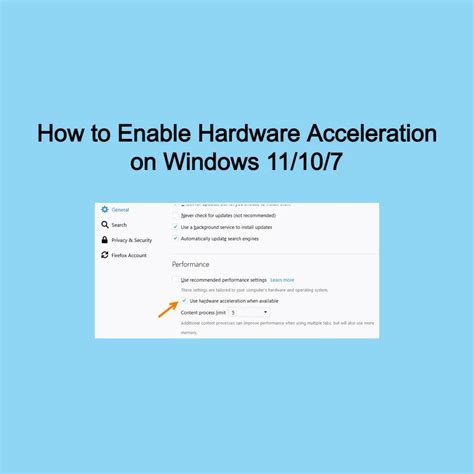 How To Enable Hardware Acceleration On Windows 11 10 7