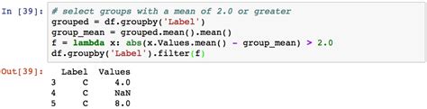Filtering Groups From Aggregation Learning Pandas Second Edition