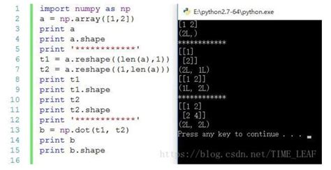 如何在python中对一维向量进行转置 开发技术 亿速云
