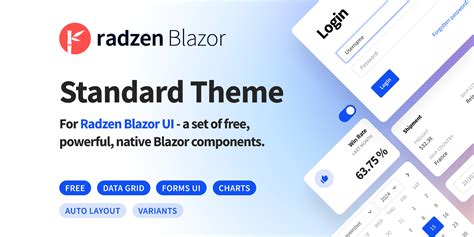 Blazor Components Standard Theme Figma