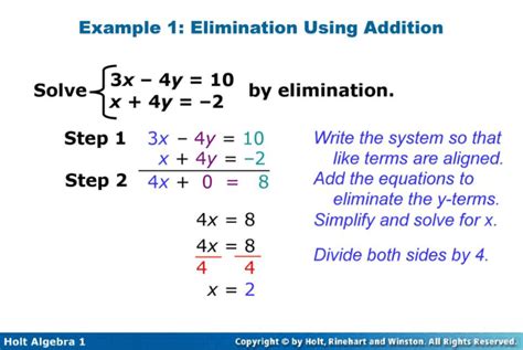 Introduction To Solving Systems Of Equations Quizizz