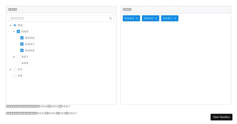 React Select Tree Examples CodeSandbox