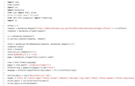 Scraping Day Care Data In The Naked City Huffpost Huffpost Code