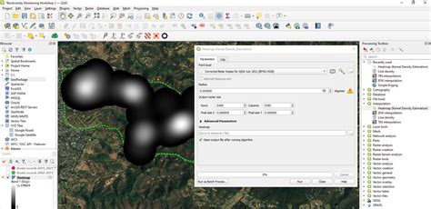 Interpolation Interpolating 0 1 Presence Absence Point Data In A