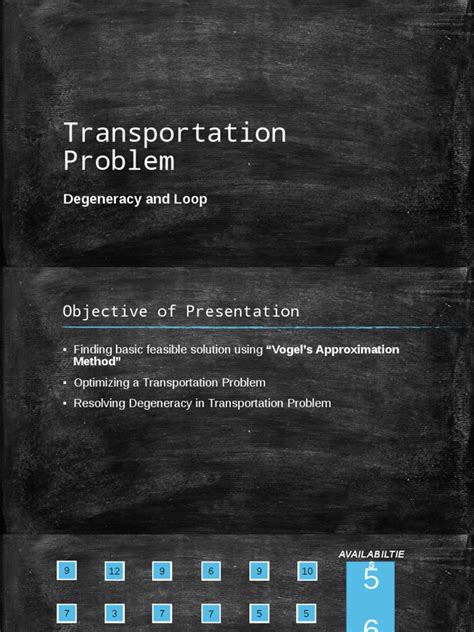 transportation problem pdf mathematical and quantitative methods economics teaching
