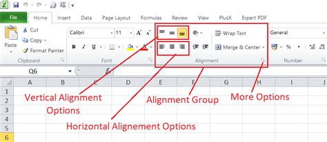 Text Alignment In Excel Javatpoint
