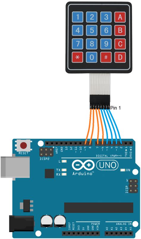 Arduino Keypad Wiring Diagram