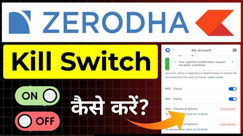 What Is Zerodha Kill Switch How To Use Zerodha Kill Switch YouTube