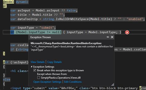C Checking For Null Properties On Dynamic Models In Net Core