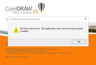 Corel Draw X8 Home And Student 3 Error Messages CorelDRAW X8