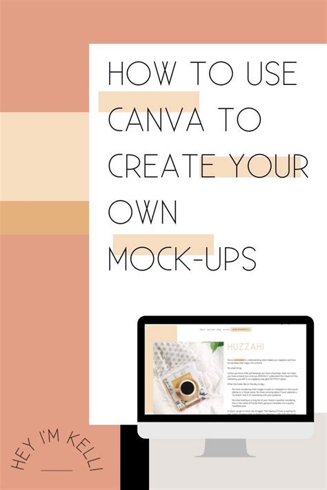 How To Design My Mock Ups With Canva A Step By Step Video Tutorial