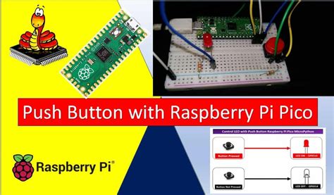 raspberry pi pico digital input using push button con