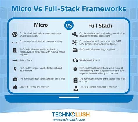 Micro Vs Full Stack Frameworks TechnoLush