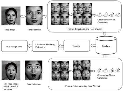 recognizing expression variant and occluded face images based on nested hmm and fuzzy rule based