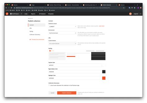 Postman API Documentation