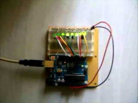 2 Arduino Chaser 8 Led Chenillard 8 Led YouTube
