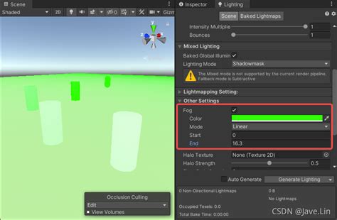 unity shader urp fog urp 管线下的雾效 unity urp fog csdn博客