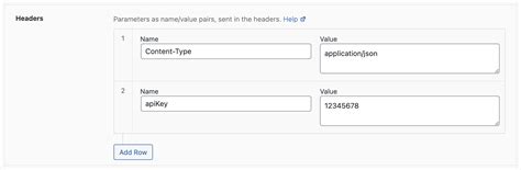 Parameters Headers WPGetAPI