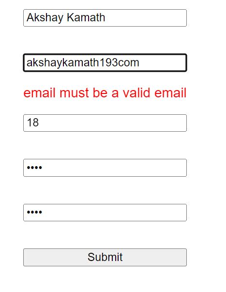 GitHub Akshaykamath45 React Hook Form Learning React Hook Form And