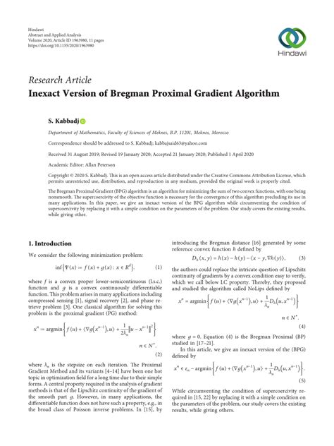 pdf inexact version of bregman proximal gradient algorithm