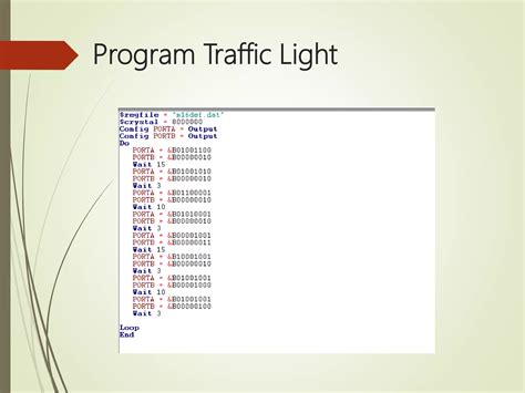 Traffic Light Menggunakan Atmega Henry Universitas Tidar Ppt