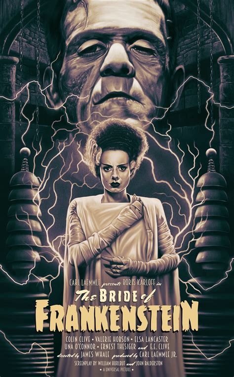The Bride Of Frankenstein 1935 1500 × 2421 By Nick Charge Rmovieposterporn