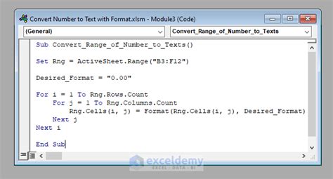 Excel VBA Convert Number To Text With Format A Total Guide