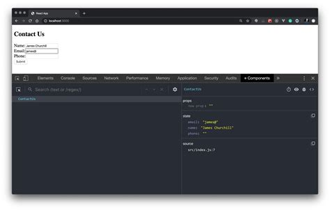 github chiihwang react forms