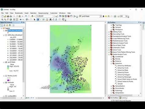 ArcGIS Tutorial Extracting Raster Values To Points YouTube