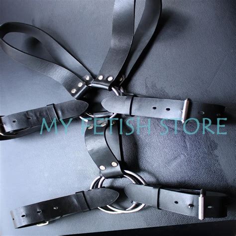 Dm819 Pure Hand Made Real Leather Crotch Strap Bondage Belt Fetish Equipment Fetish Wear In