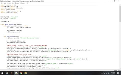 Python Program To Centrality App Using The Python Tkinter Kashipara