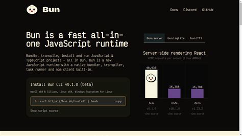 bun new javascript runtime faster than nodejs and deno programming nigeria