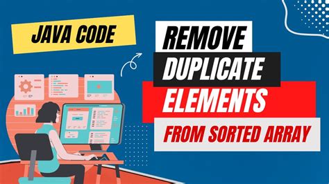 remove duplicate elements from sorted array gfg question youtube