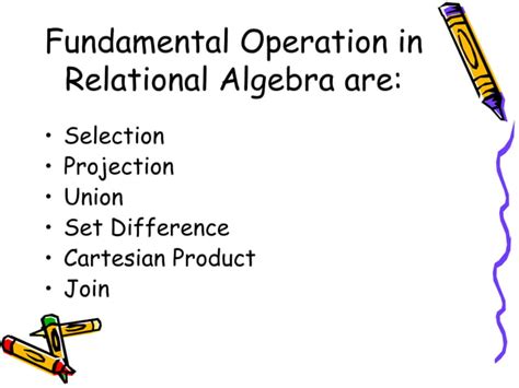 Relational Algebra In Dbms Ppt
