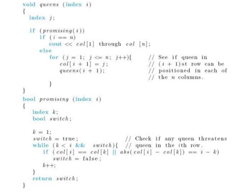 solved modify the backtracking algorithm for the n queens problem 1 answer transtutors