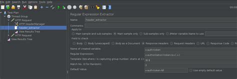 jmeter extract response x authorization token stack overflow