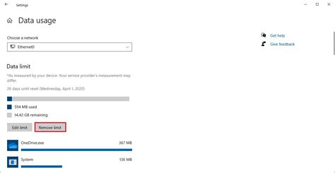 How To Set Up Data Usage Limit On Windows 10 May 2020 Update Windows