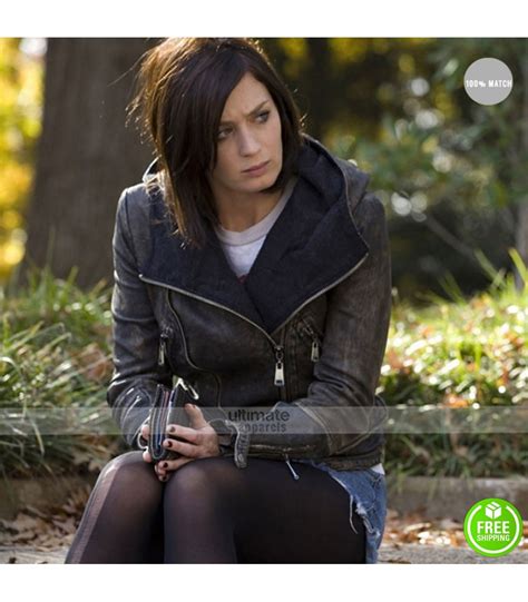 Emily Blunt Arthur Newman Mike Hooded Jacket