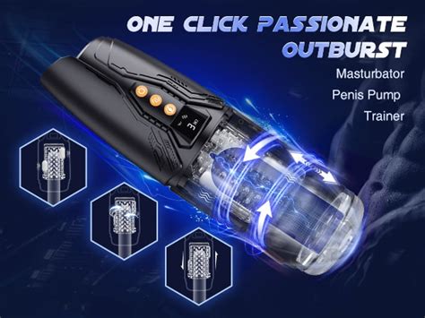Automatic Thrusting And Rotating Vibrating Penis Pump Led Display Male Sohimi