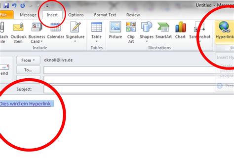 How To Make An Email Link In Outlook Signature Printable Online
