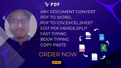 do pdf to excel csv word sheet image to excel csv word sheet by every data fiverr